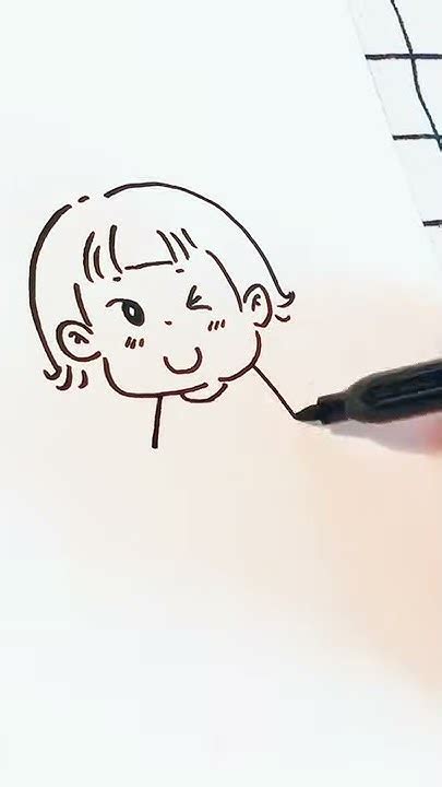 귀여운 여자애 20초 색연필 Youtube