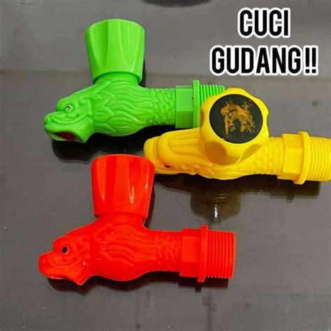 Jual CUCI GUDANG KRAN AIR PVC Keran Air Taman Tembok Rumah 1 2 3 4