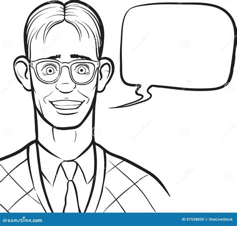 Nerd Glasses Coloring Pages