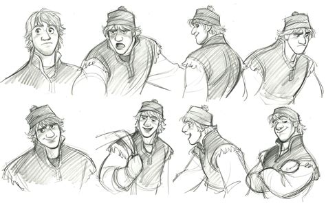 Kristoff Disney Concept Art Character Sketches Character Design