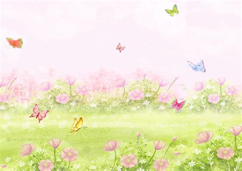 Papel De Parede Jardim De Borboletas Aquarela Arquipr Vrogue Co