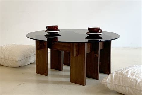 거실·소파테이블 원목 원형 커피 테이블 오늘의집 쇼핑