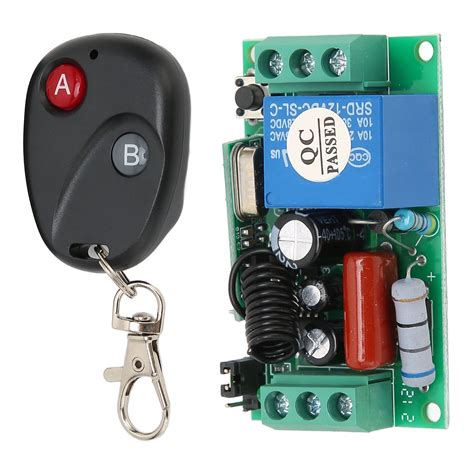 Interruptor Remoto Inalámbrico Receptor Transmisor De Relé De Control