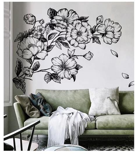 Flower Wall Decals Removable Wall Stickers Wall Stickers Home Decor