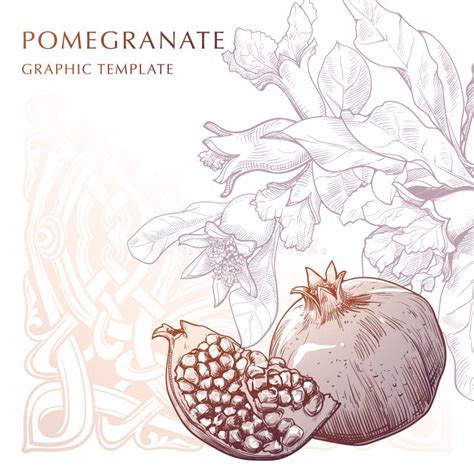 Fig Fruit And Leaves With A Traditional Georgian Ornament Stock Vector Illustration Of Blossom
