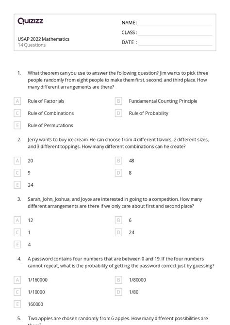 50 Factorials Worksheets For 12th Grade On Quizizz Free And Printable