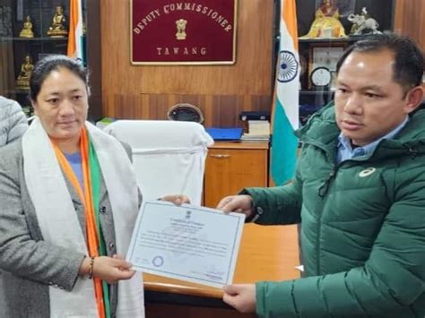 Arunachal Pradesh Lumla By Poll 2023 Tsering Lhamu Won Election