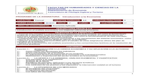 Introducción A La Economía Fachumujaes File• Conocer Los Conceptos