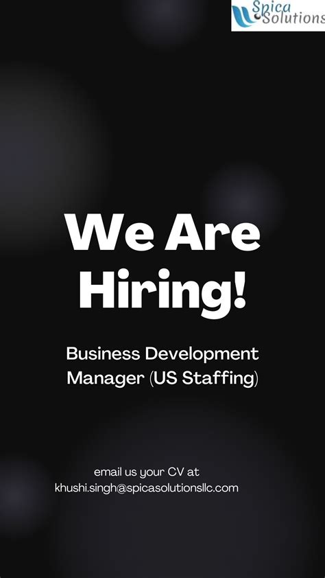 Hiring Businessdevelopmentmanager Seniorbusinessdevelopmentmanager