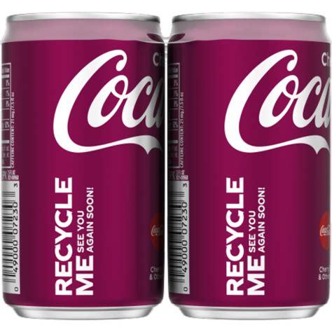 Coca Cola® Cherry Cans 4 Pk 7 5 Fl Oz King Soopers