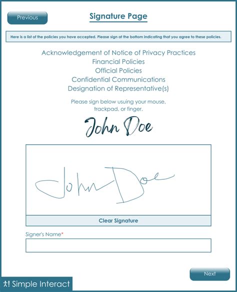 Effective Patient Intake Form Templates Simple Interact