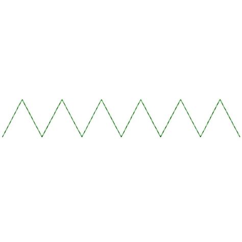 Continous Up And Down Line Embroidery Border