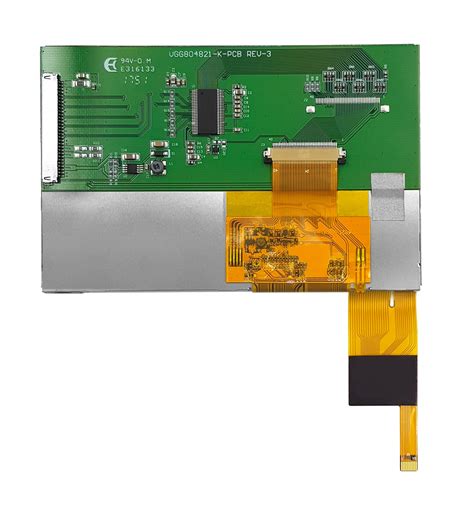 Evervision New Industrial Full Color 5 0 Inch 800x480 Tft Lcd Display Now With Lvds Interface