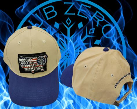 Szm Tan And Blue Patch Panel Ball Cap Sub Zero Mission