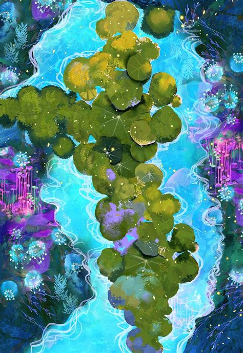 Feywild Set 2 Party Of Two Dnd World Map Dungeon Maps Fantasy Map