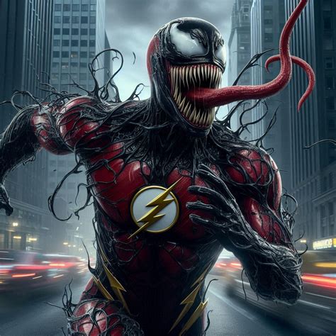 Flash Venomized 1 By Symbioteai On Deviantart