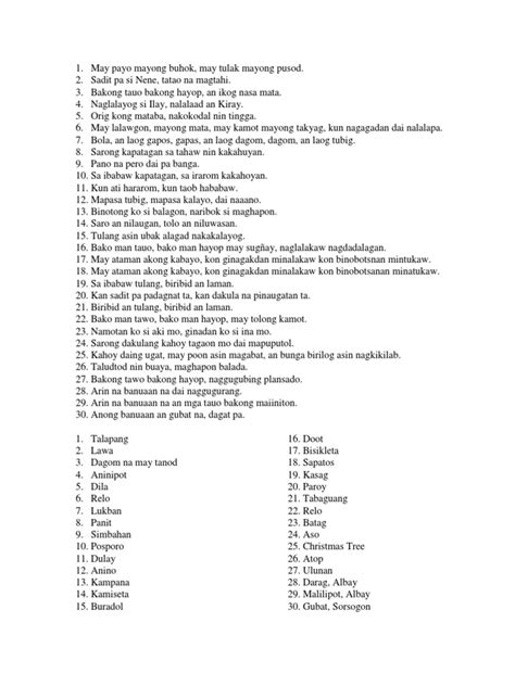 Bugtong Ilokano Pdf 43 Off