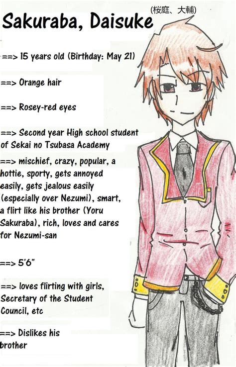 Daisuke Profile By Lovelotzz On Deviantart