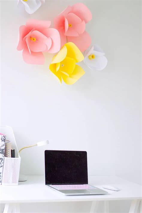 Paper Flowers Wall Decorations Easy Best Flower Site
