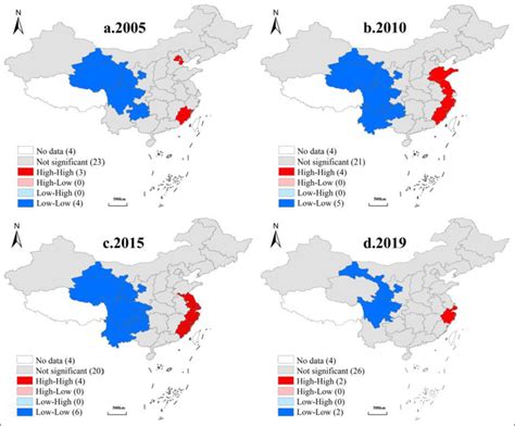the local spatial autocorrelation cluster of lee download scientific