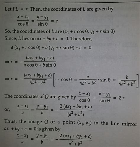 Geometry How To Find Coordinates Of Reflected Point Mathematics Stack Exchange