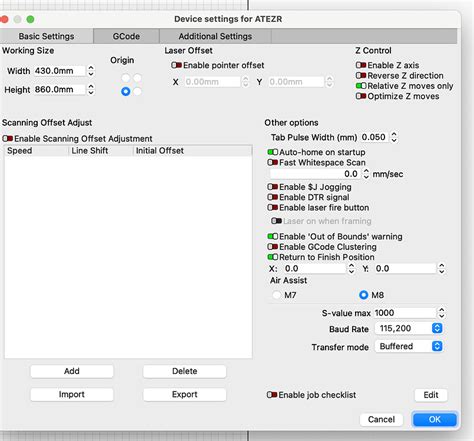 Find My Laser On Light Burn 1 4 00 Lightburn Software Questions Lightburn Software Forum