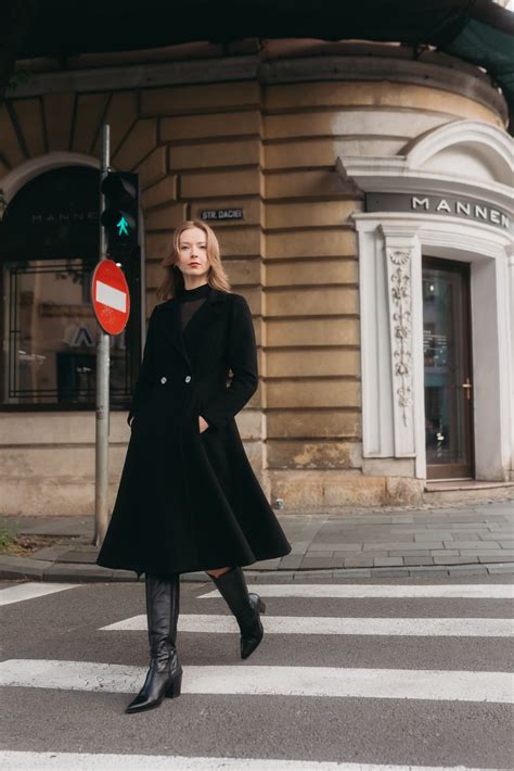 Palton Tip Rochie Din Lână Premium Urban Collection Ana Clothing