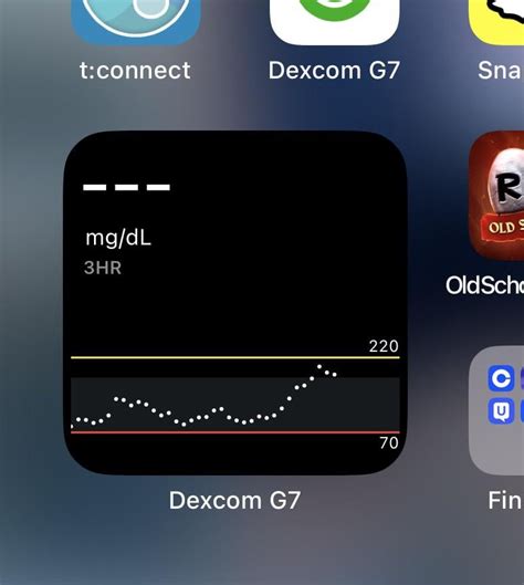 G7 Widget Not Working Rdexcom