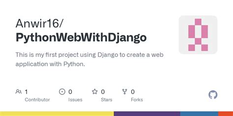 GitHub Anwir16 PythonWebWithDjango This Is My First Project Using
