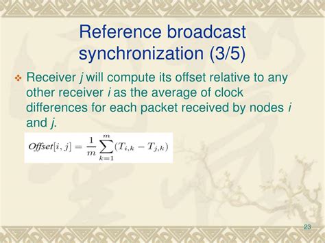 Ppt Clock Synchronization For Wireless Sensor Networks A Survey
