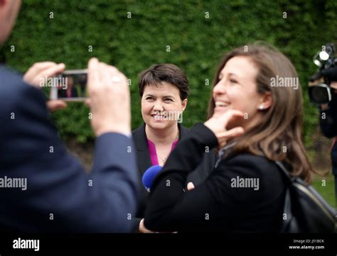 Scottish Conservative Party Leader Ruth Davidson On College Green Hi