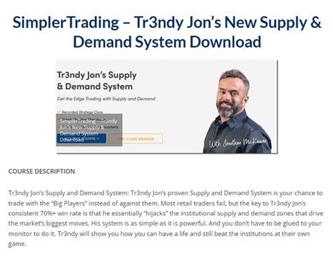 Simplertrading Tr3ndy Jons New Supply And Demand System Download 2023