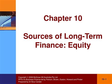 Ppt Chapter Sources Of Long Term Finance Equity Powerpoint