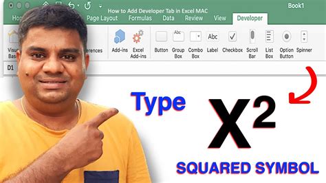How To Write Square In Excel Easy Method YouTube