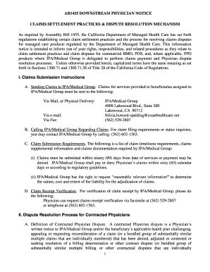 Fillable Online Coasthealthcare Lakewood Alamitos IPA Notification