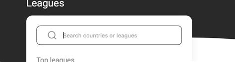 leagues list search field css · issue 164 · betarena scores · github