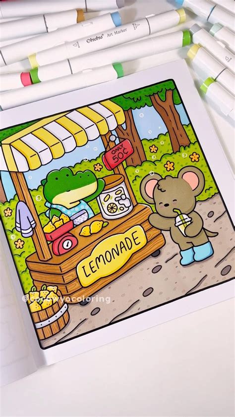 Coco Wyo Cozy Friends Coloring Book Coloring Books Coloring Book