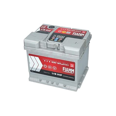 BATTERIA AUTO FIAMM 50 AH 520 A TIPO BASSO