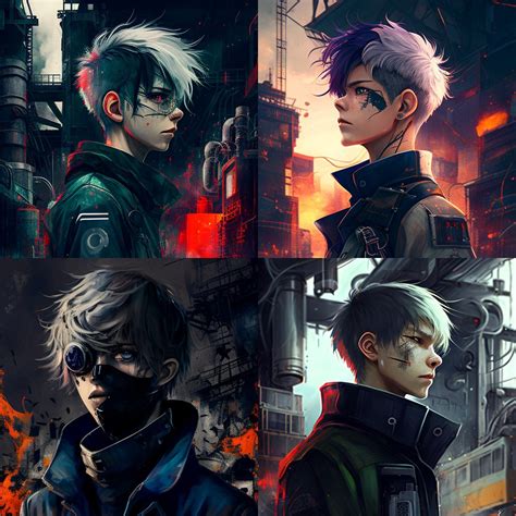 Tokyo Ghoul глазами нейросетей Пикабу