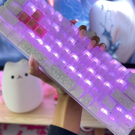 Sakura Artisan Keycaps Custom Resin Keycaps Cherry Keycaps T For Gamer Cute Customized