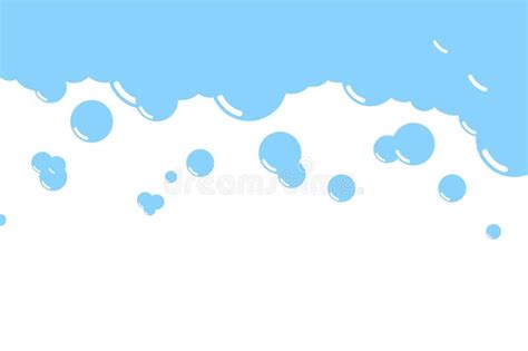 Fizzy Drink Water Bubble Cartoon Soap Foam Bubbles Suds Framing Shower Gel Shampoo Shaving