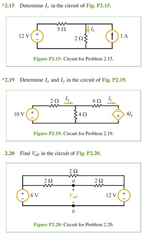 Get Answer 215 Determine Ix In The Circuit Of Fig P215 5 Ix 12