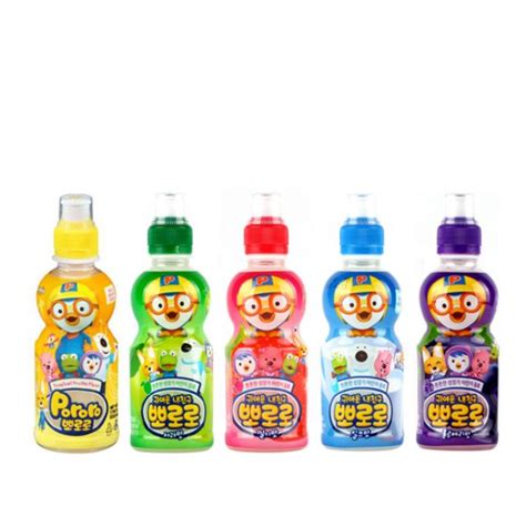 Pororo Juice235mlpeachstrawberryoriginal Milkblueberrytropical
