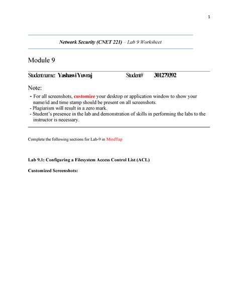 lab 9 lab9 network security cnet 221 lab 9 worksheet module 9