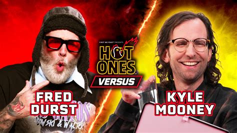 Fred Durst Vs Kyle Mooney Hot Ones Versus Firstwefeast