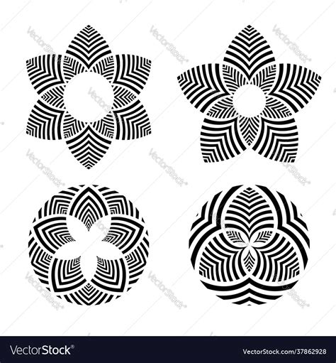 Design Elements Set Royalty Free Vector Image VectorStock