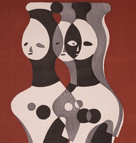 Kiyoshi Saito Japanese Woodblock Print Clay Image, 1952 For Sale at 1stDibs