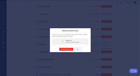 Create Recurring Intake Forms For Clients To Complete Healthie Software Support Healthie