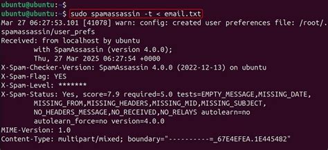Spamassassin Command In Linux