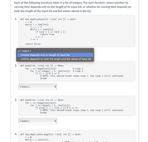 Solved Each Of The Following Functions Takes In A List Of Chegg